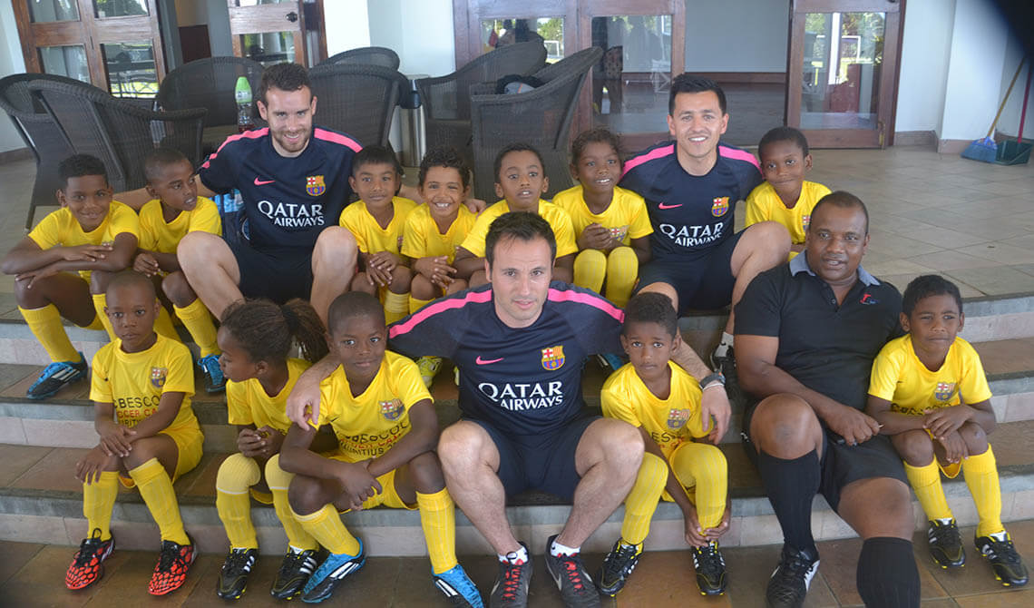 Opening of the MCB Camp FCBEscola Club | News | MCB Group